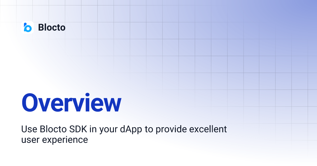 Overview | Blocto
